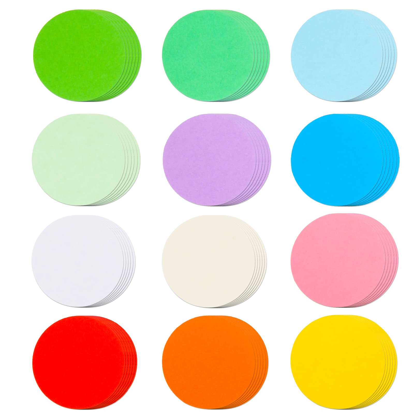 Mua 600 Pcs 2 Inch Round Cutouts Paper Circles Assorted Color Round Cut ...