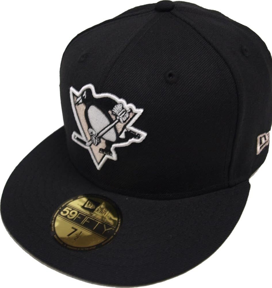 Amazon.com: New Era Pittsburgh Penguins Penguin Cap Black 59fifty Basic ...