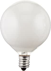 Sterl Lighting – 40 Watt G16.5 Mirror Vanity Round Light Bulbs Type G ...
