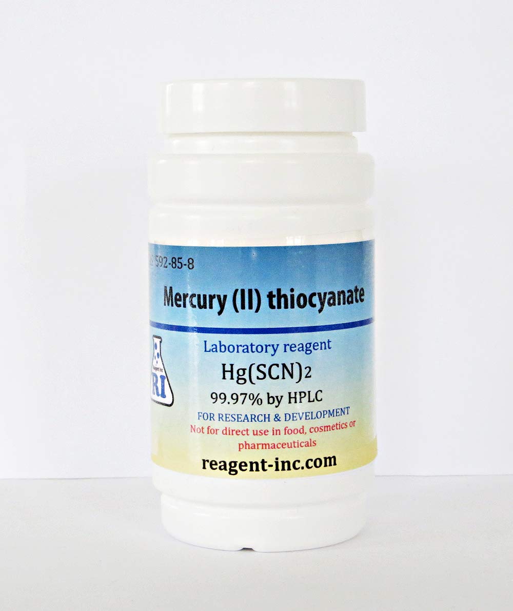 Mercury (II) Thiocyanate, 99.97%, Analytical Reagent (ACS), 25 g ...
