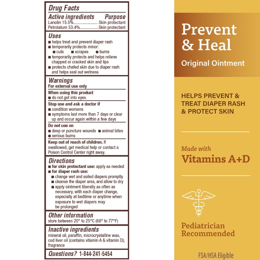 Mua A+D Original Diaper Rash Ointment, Baby Skin Protectant with ...