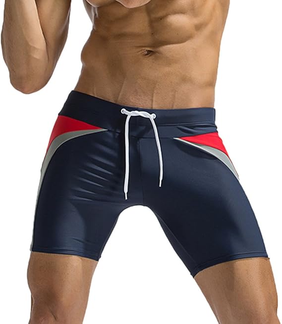 Yowablo Herren Badehose eng anliegend I Schwimm-Shorts I Komfortable ...