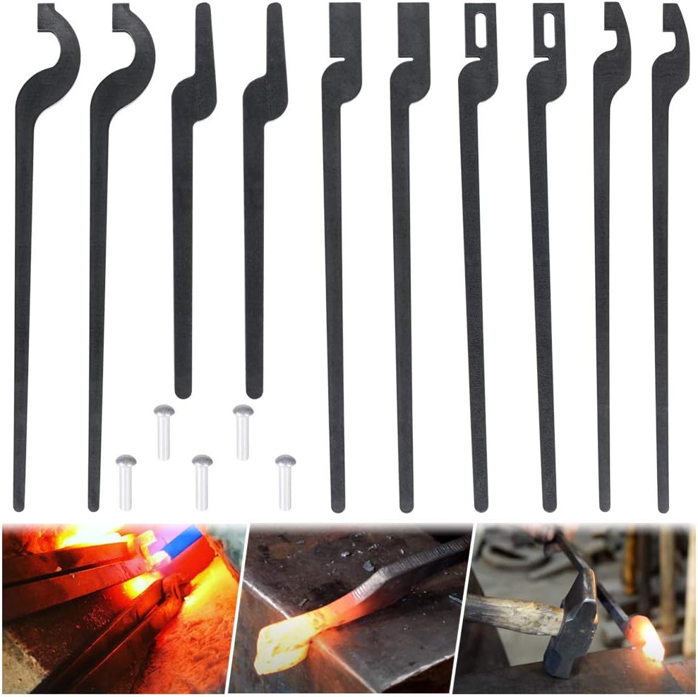Amazon.com: Rapid Tongs Bundle Set, 5 Types DIY Blacksmith Tongs Set ...