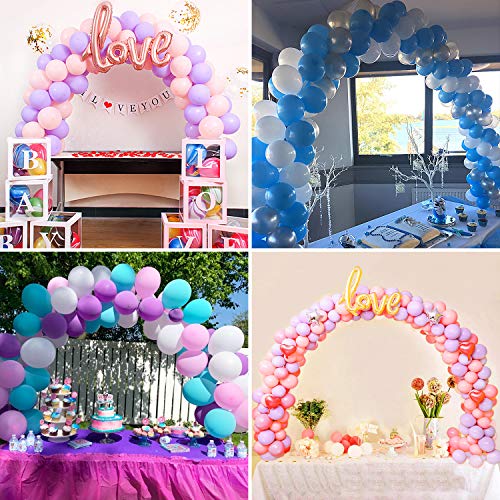 FUZAWS Table Balloon Arch Kit - Adjustable Table Balloon Arch Stand Kit ...