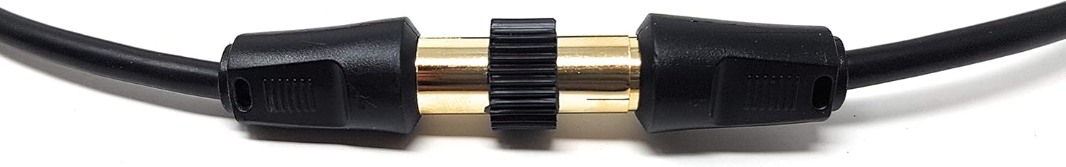 MainCore 50m long Black TV/AV Aerial Antenna Coaxial Cable Lead with ...