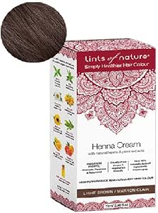 Amazon.com: Tints of Nature Henna Cream Light Brown | Semi Permanent ...