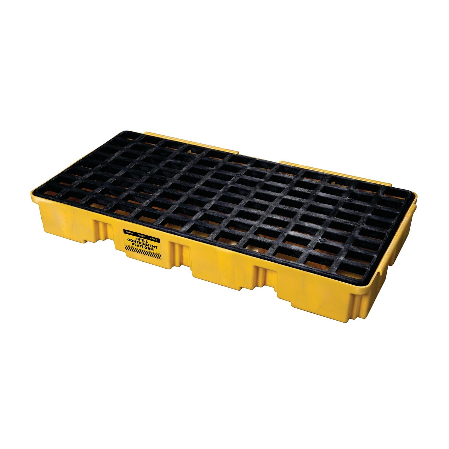 Eagle 2 Drum Spill Platform With Drain And Forklift Pockets, 26.25"x51 ...