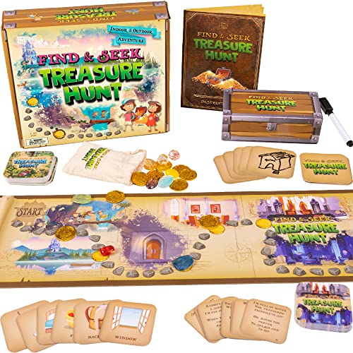 Hapinest Find And Seek Treasure Hunt Family Board Game For Kids Toddler ...