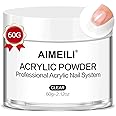 Amazon.com: AIMEILI Clear Nail Acrylic Powder Nail Powder System for ...
