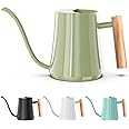 Amazon.com : Watering Can Indoor Plants 35oz Sage Green Water Can Indoor Metal Small Water Can ...