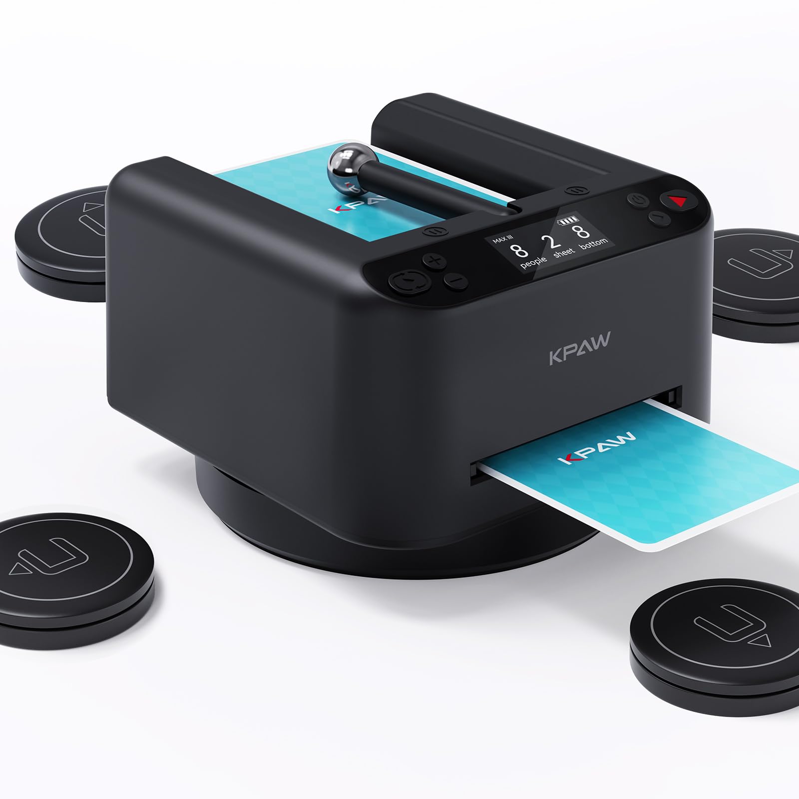 KPAW Automatic Card Dealer - 4 Wireless Drawing Remotes, Auto Card ...