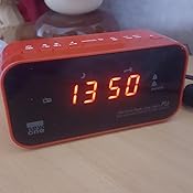 New One CR120 Radio/Radio-réveil - Rouge: Amazon.fr: TV & Vidéo