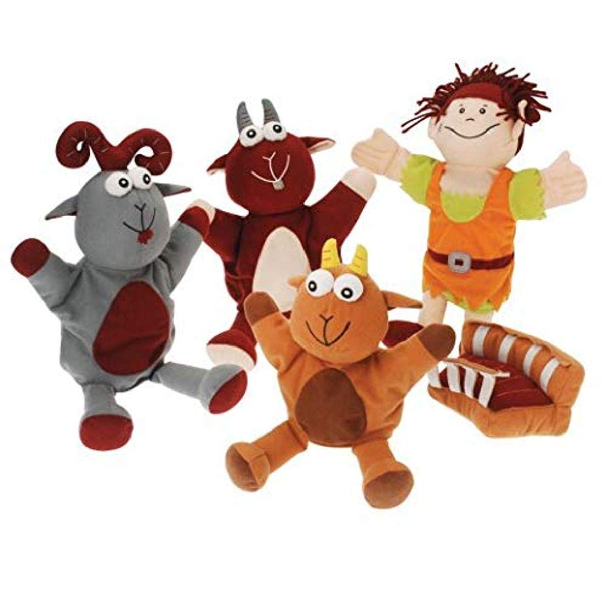 Constructive Playthings The Three Billy Goats Gruff Hand Puppets ...