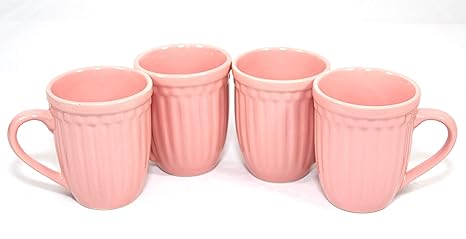 Buy lite Pink Color Design Mug Set 4 Online at Low Prices in India ...
