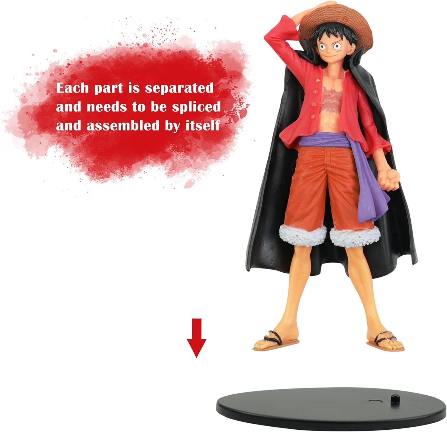 Mua Anime One Piece Anniversary Edition Luffy Figure-17cm Black Cloak ...