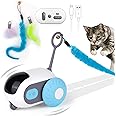 Amazon.com: Mity rain Cat Interactive Toy for Indoor Cats - Remote Control Pet Automatic Moving ...