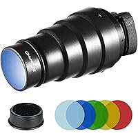 Amazon.com : Soonpho Conical Snoot Kit for Speedlite Flash Accessories ...
