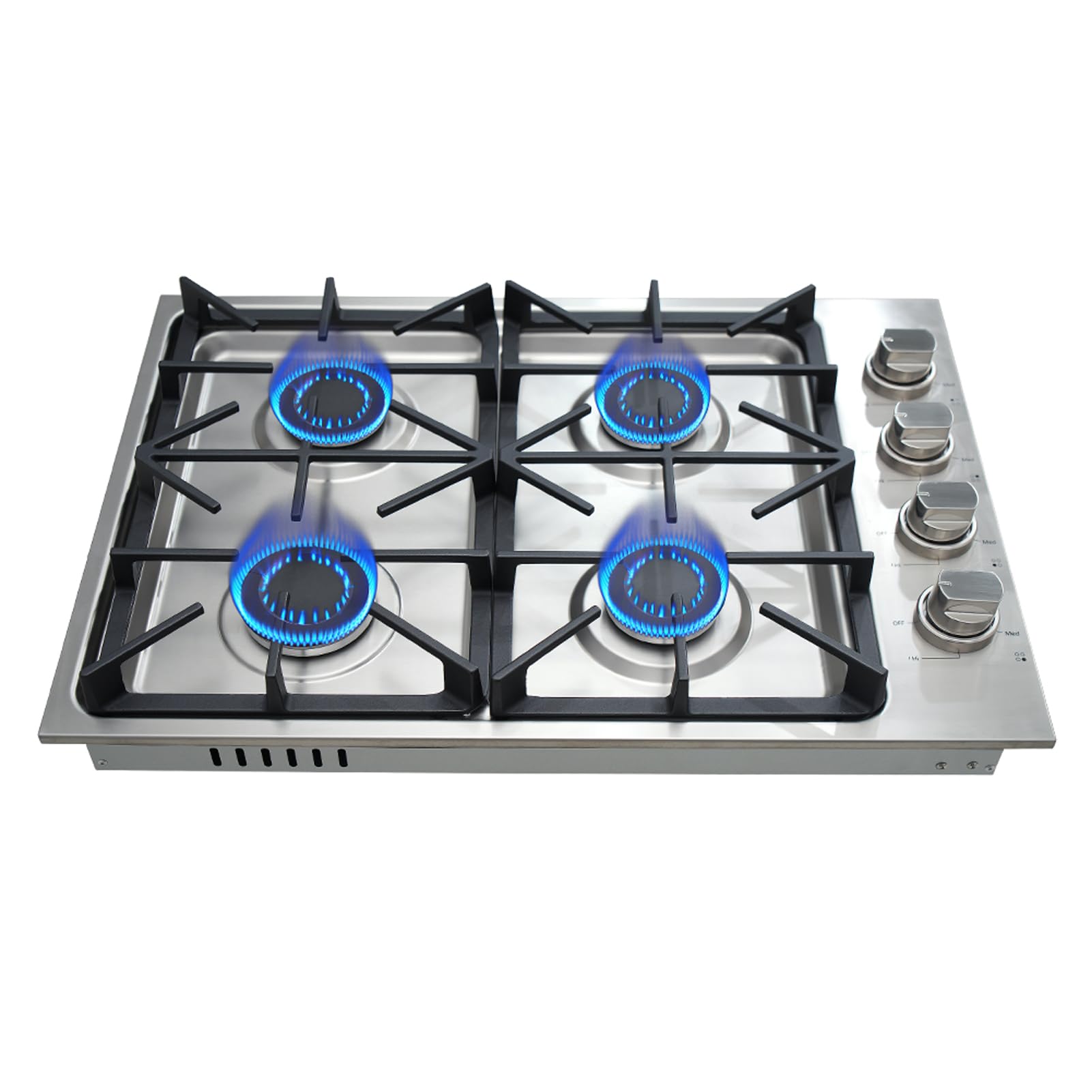 30-inch Built-in Gas Cooktop with 4 Burners, Max 18,000 BTU. NG/LPG ...