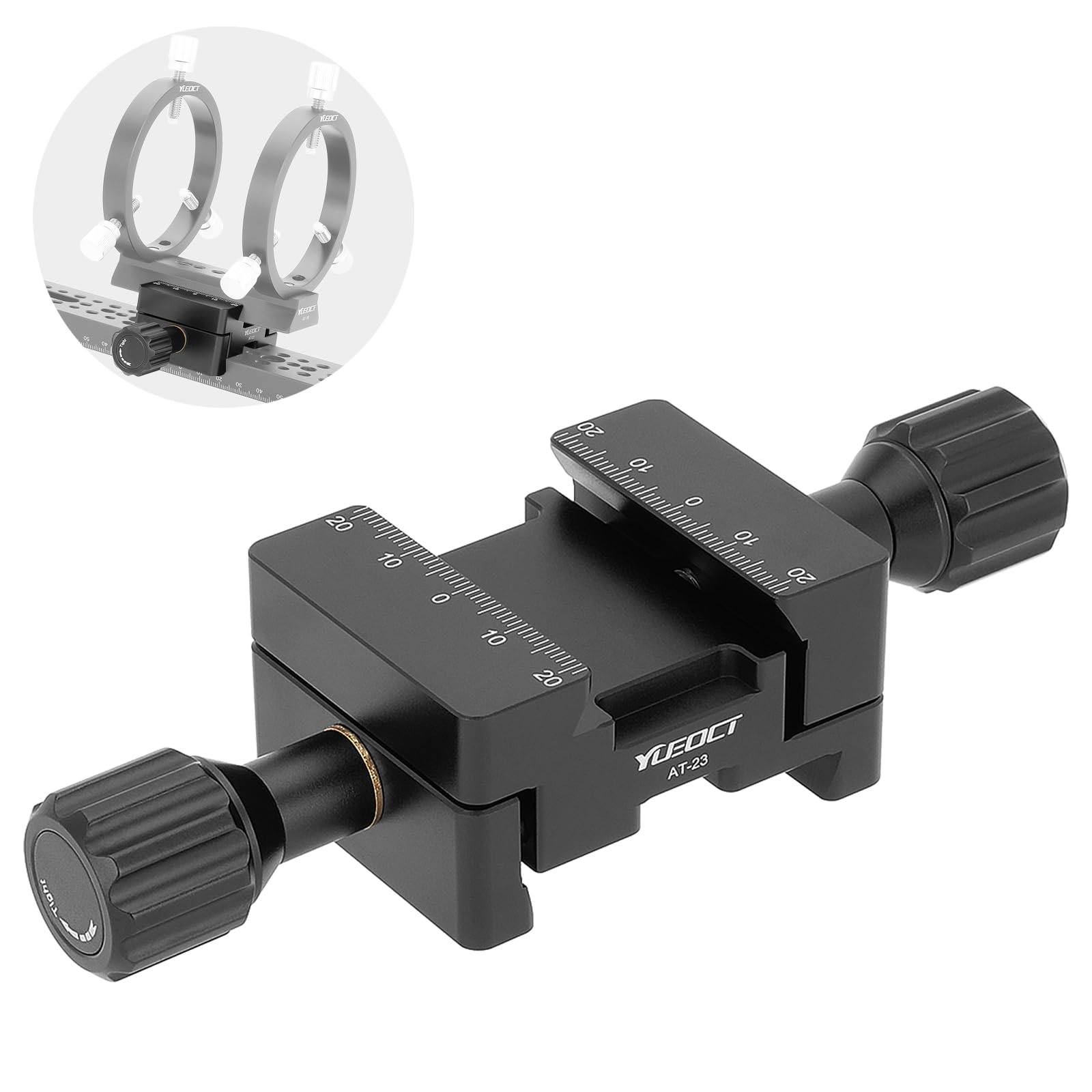 YUEOCT Telescope Dovetail Adapter for Vixen V Series to Synta, Female ...