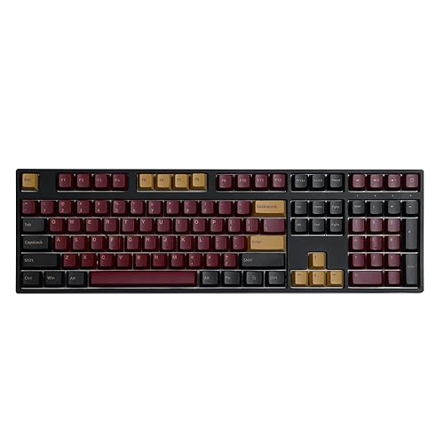 EPOMAKER Red Samurai 160 Keys Cherry Profile PBT Double Shot Keycaps ...