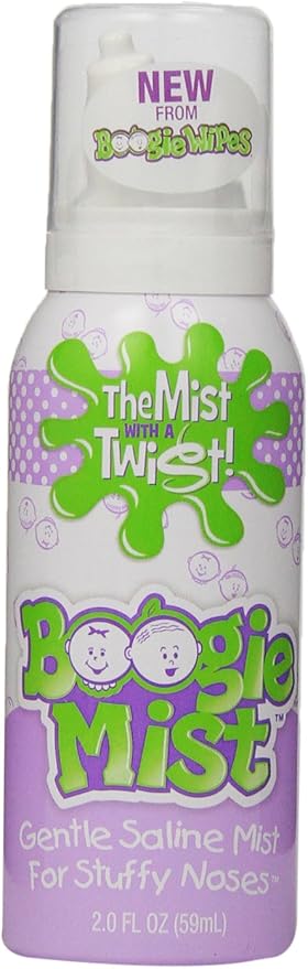 Amazon.com: Boogie Mist Sterile Saline Nasal Spray, Unscented, 2 Ounce ...