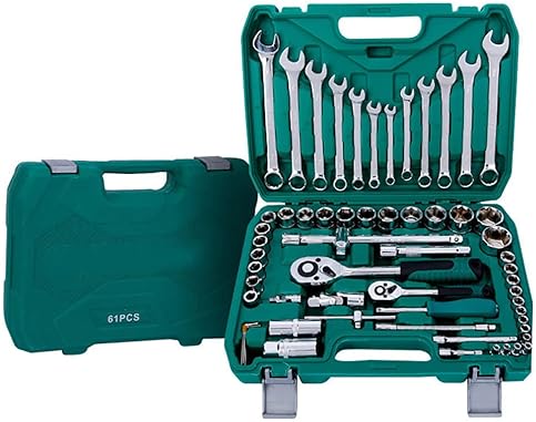 Mechanics Tool Set 1/4 and 1/2" Drive Master Impact Socket Set, SAE and ...