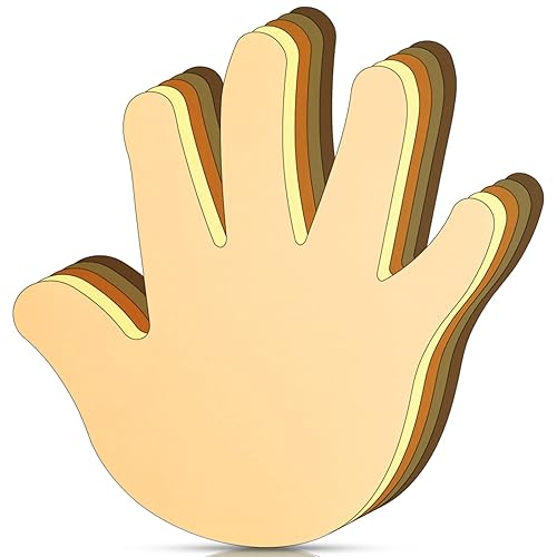 Multicultural Hand Cut Outs Skin Tone Handprint Accents Paper Cutouts ...