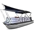 Sunblockr Pontoon Boat Bimini Shade System - Lightweight, Breathable ...