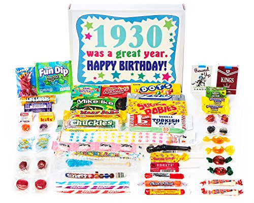 Woodstock Candy ~ 1930 90th Birthday Gift Box of Nostalgic Retro Candy ...