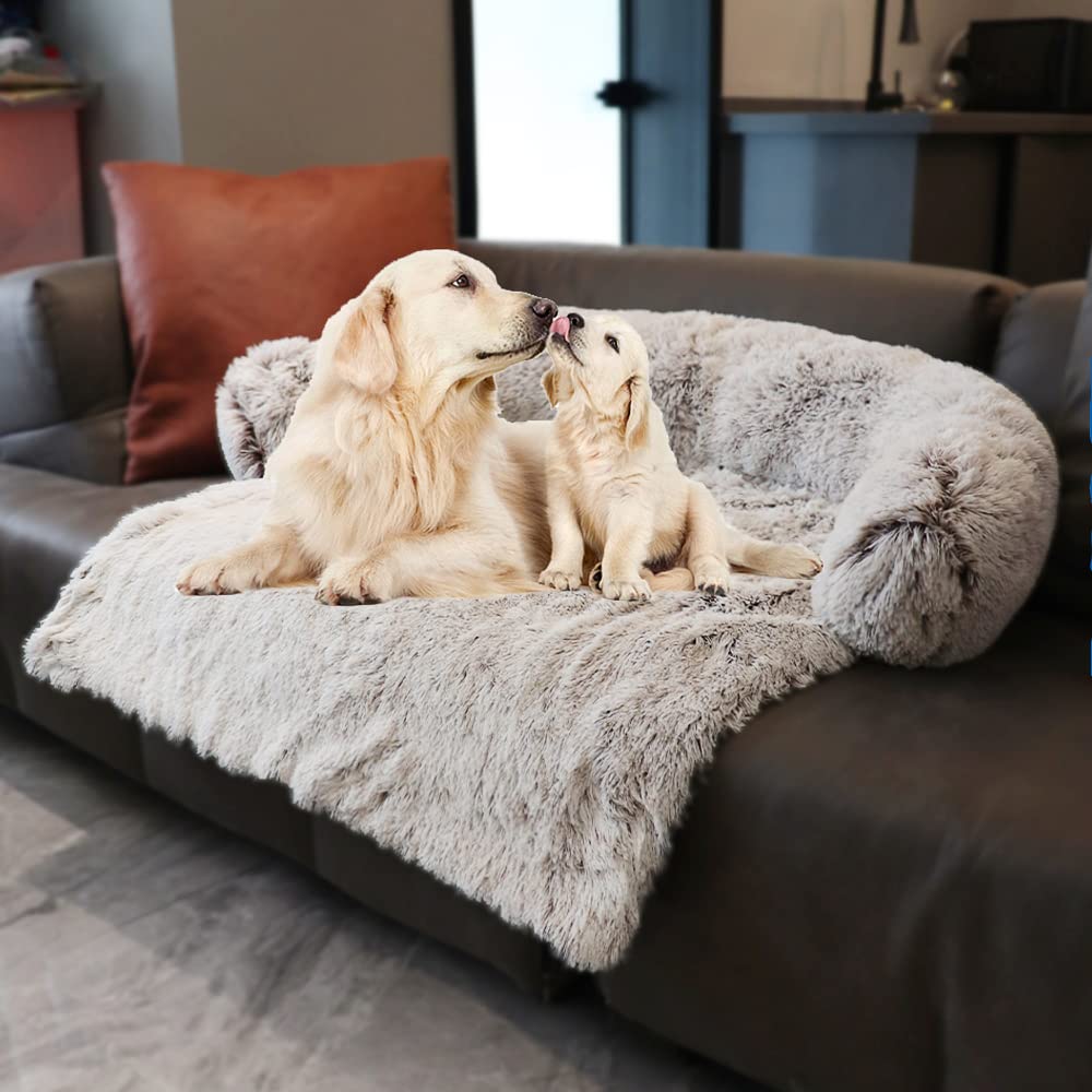 Tinaco Luxurious Calming Dogs/Cats Bed Mats, Washable Removable Couch ...