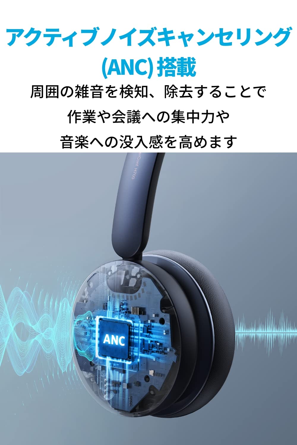 Mua Anker PowerConf H700 (Wireless Headset Bluetooth 5.0) for PC, Web ...