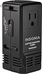 Amazon.com: Insignia - All-In-One Travel Adapter/Converter - Black ...
