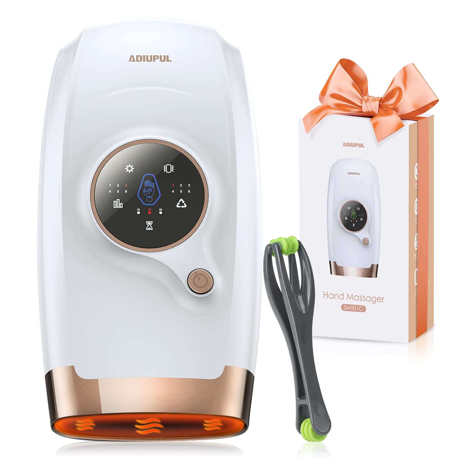 Hand Massager with Heat & Compression for Arthritis & Carpal Tunnel,6 ...