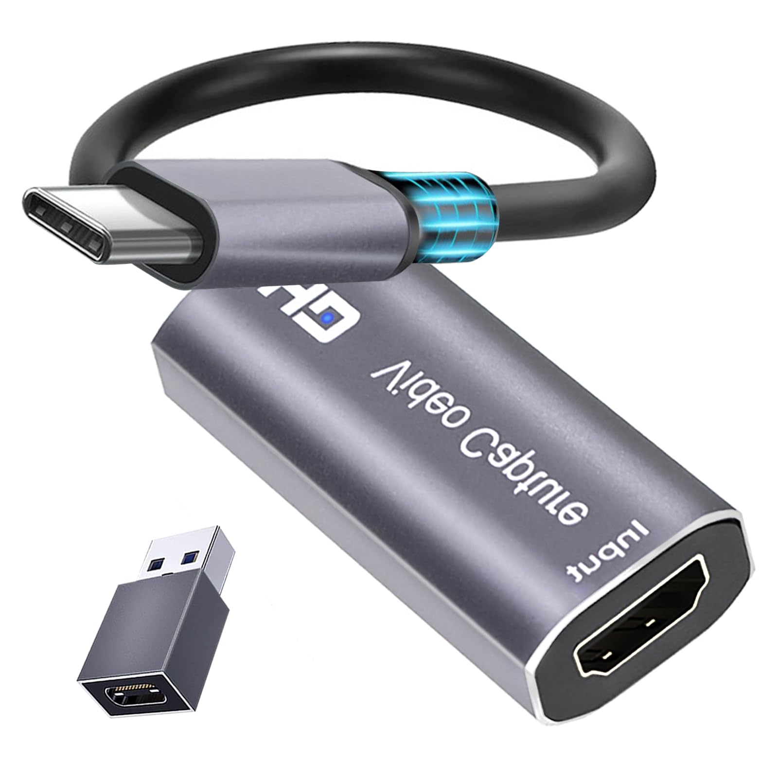 4K HDMI Capture Card, Cam Link Video Capture Card HDMI to 1080P Type-C ...