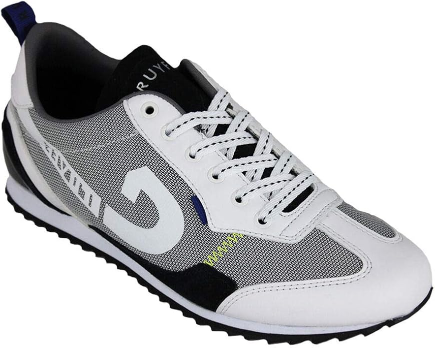 Cruyff White/MAX Blue White Size: 42 EU: Amazon.co.uk: Shoes & Bags