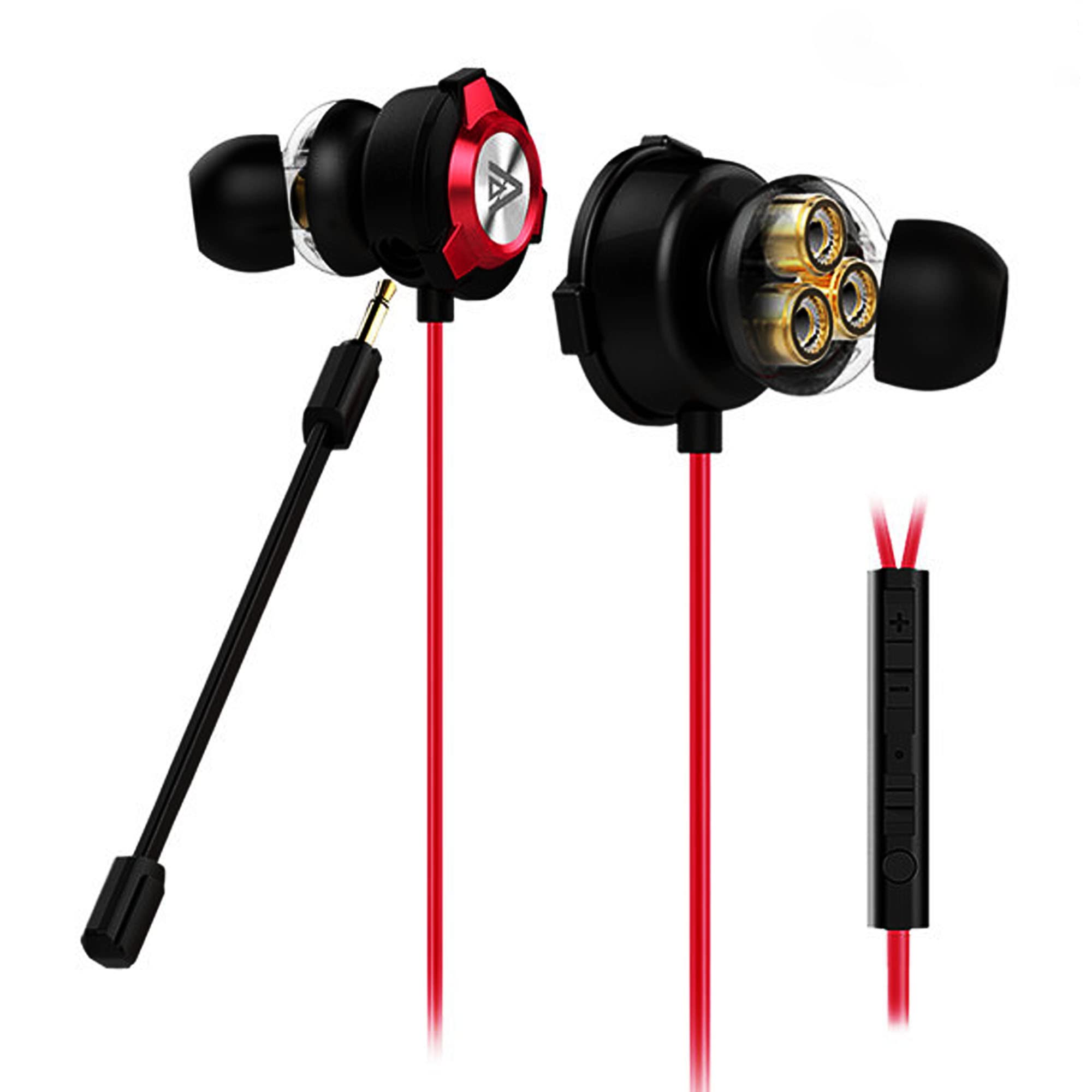 SOUND PANDA SPE-G9 Plus+ Gaming Earbuds Triple Driver 3.5mm with Dual ...