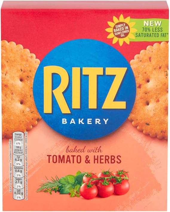 Ritz Tomato & Herbs Crackers 175g: Amazon.co.uk: Grocery