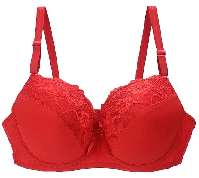 Buy jiejiegao Women's Sexy Full Coverage Bra Plus Size for Large Breast ...