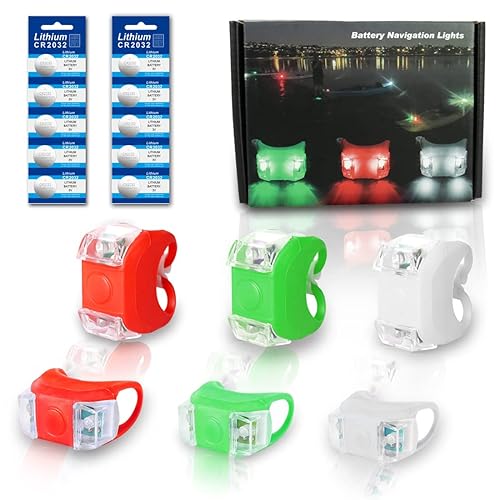 Botepon Marine Boat Bow Lights, Red and Green Led Navigation Lights ...