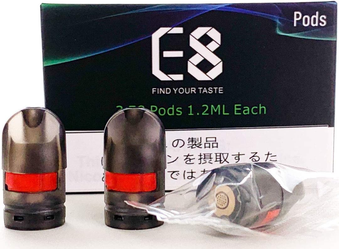 Amazon | JDI E8 POD System Vape Kit 400mAh (E8 Pods(3個入)) | E8 | 電子たばこ