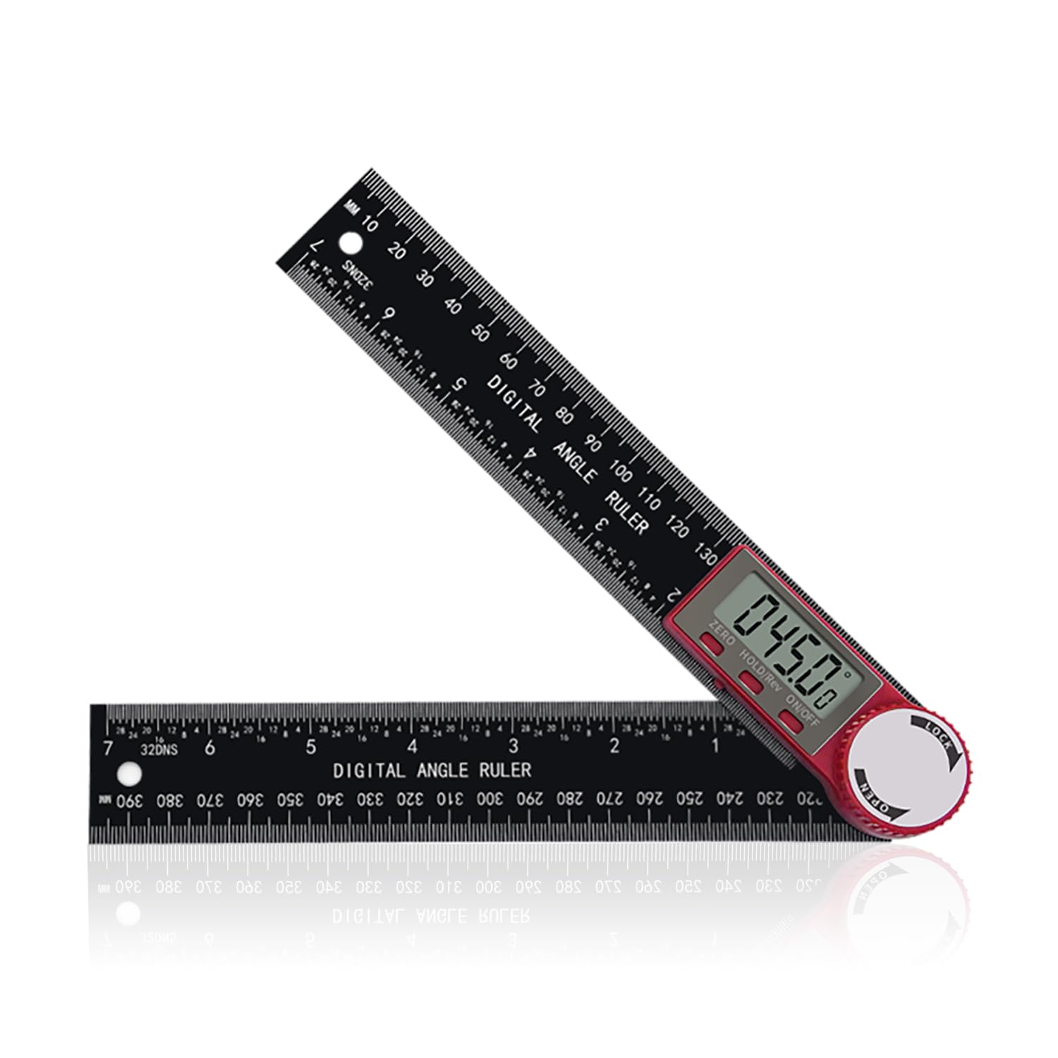 Mua Digital Angle Finder, Angle Protractor Ruler with 200mm/ 7 inch, Carbon Fiber Plastic ...