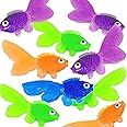 Amazon.com: 4E's Novelty 144 Plastic Goldfish Mini 2" Vinyl Gold Fish ...