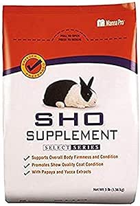 Amazon.com : Select Series SHO Supplement for Rabbits | Supports Body ...