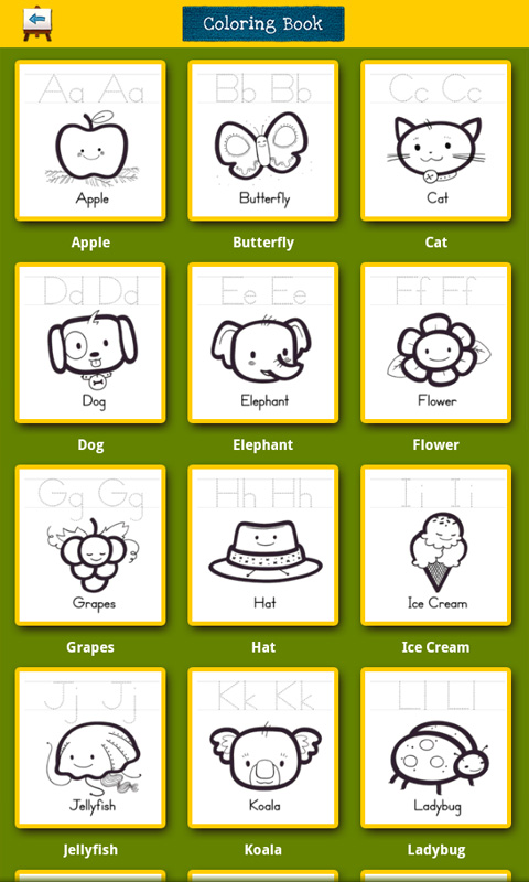Alphabet Coloring:Amazon.com:Appstore for Android