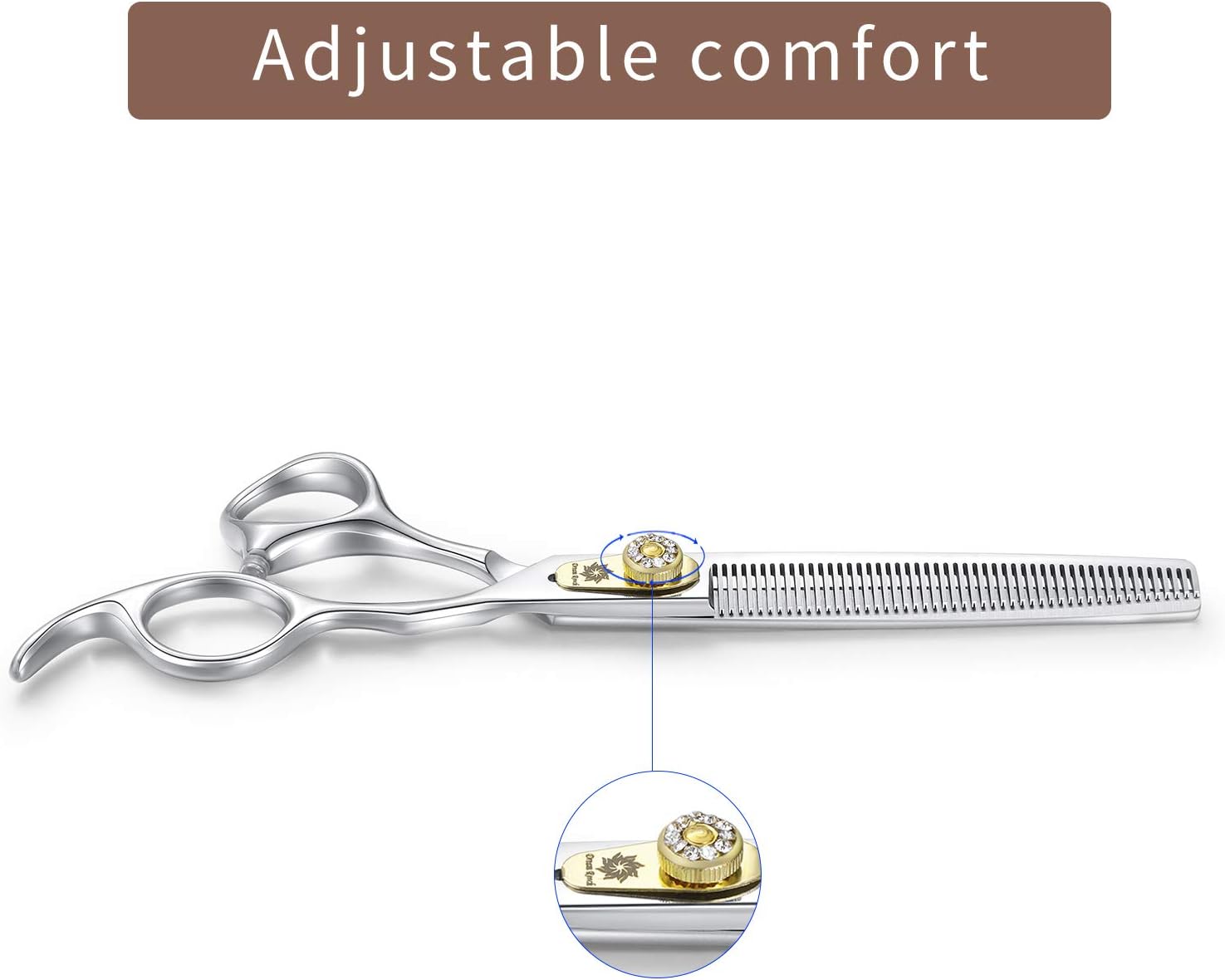 Dream Reach Professional 7″ Dog Grooming Scissors Thinning/Blending ...