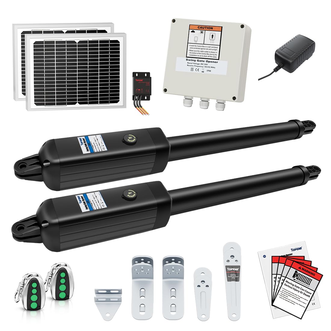Mua TOPENS AD8S Automatic Solar Gate Opener for Heavy Duty Dual Swing ...