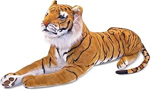 Amazon.com: Melissa & Doug Giant Tiger - Lifelike Stuffed Animal (over ...