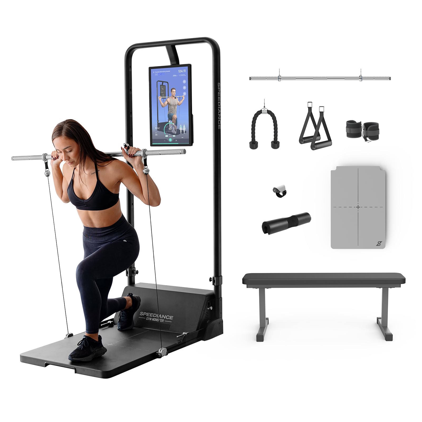 Mua Smart Home Gym System, All-in-One Smith Machine Home Gym Power Cage ...