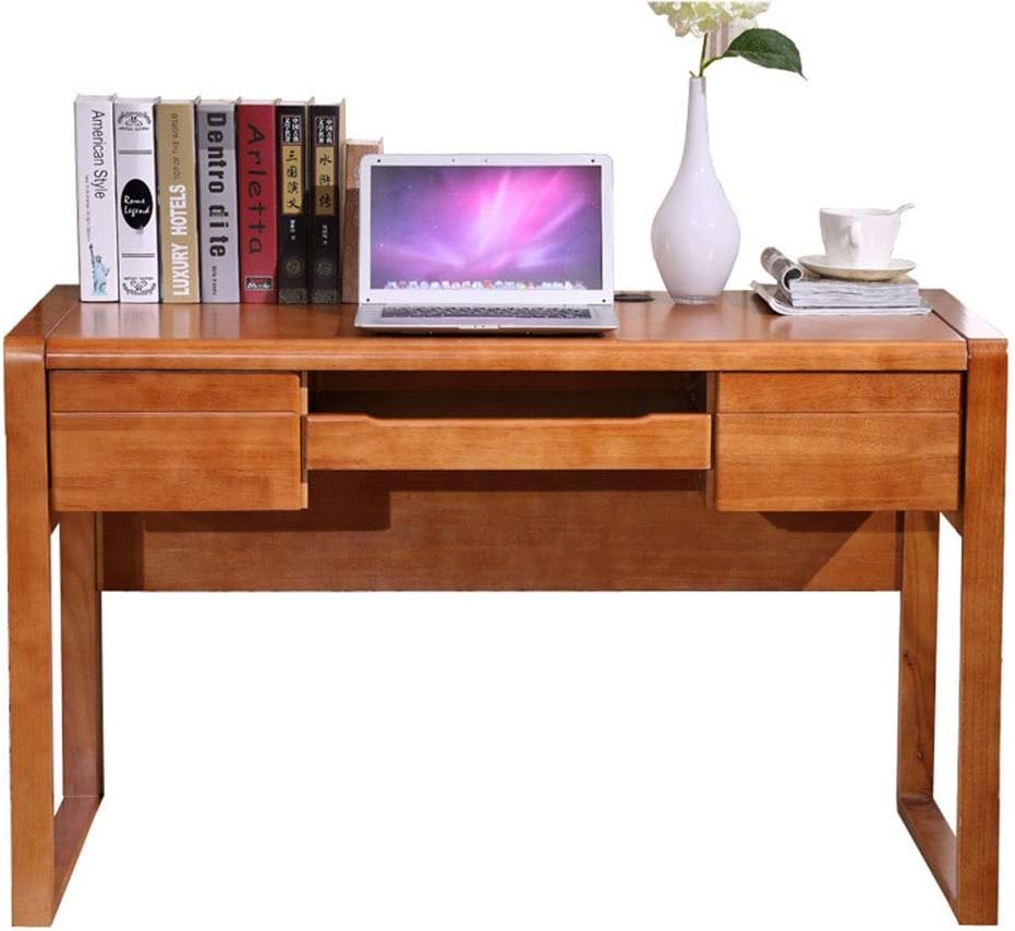 Battitachil Escritorio para Laptop Madera casa y Oficina Escritorio con ...