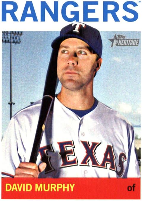 Amazon.com: 2013 Topps Heritage #153 David Murphy Rangers MLB Baseball ...